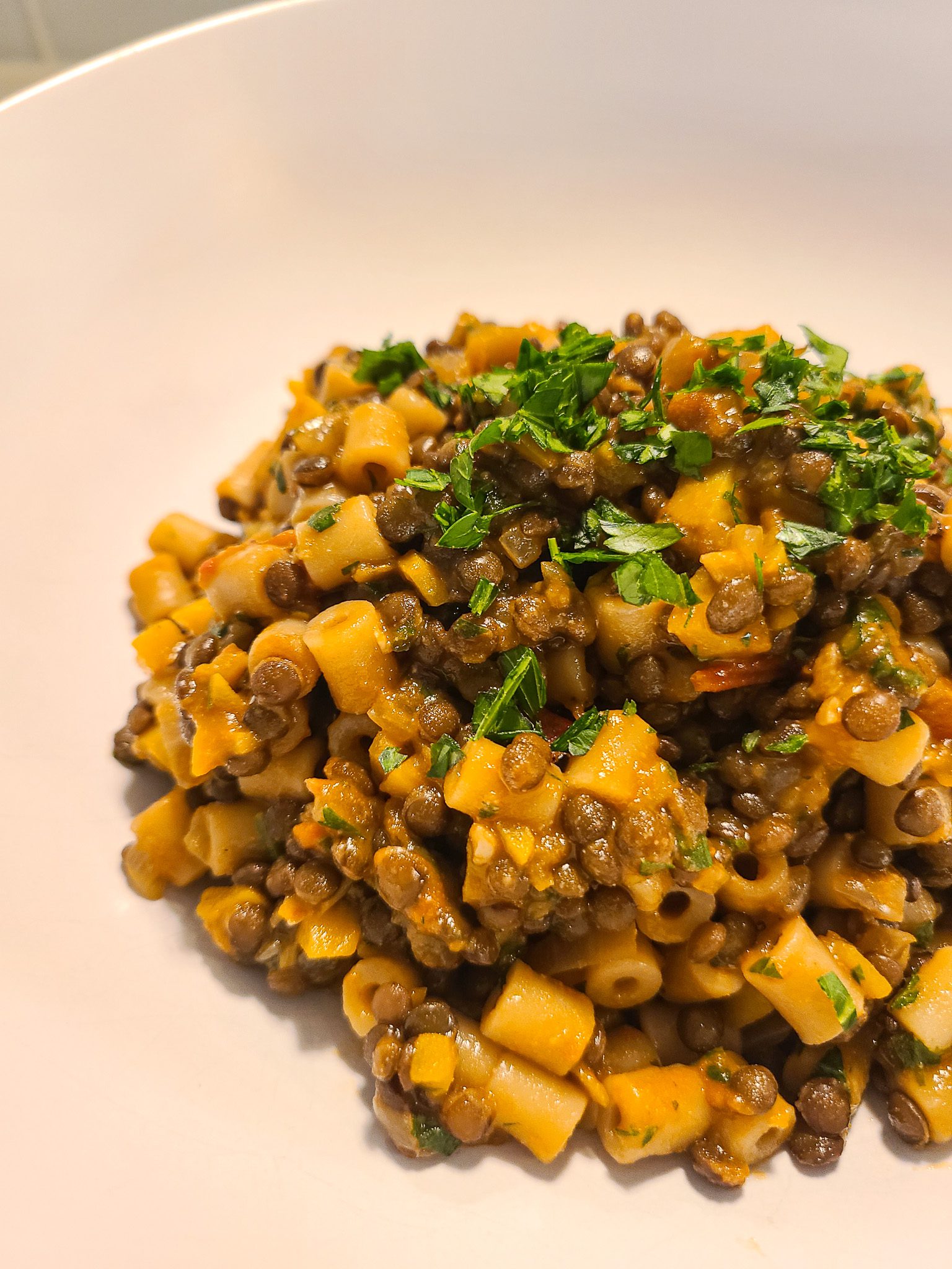 Easy One-Pot Pasta and Lentils (Pasta e Lenticchie)